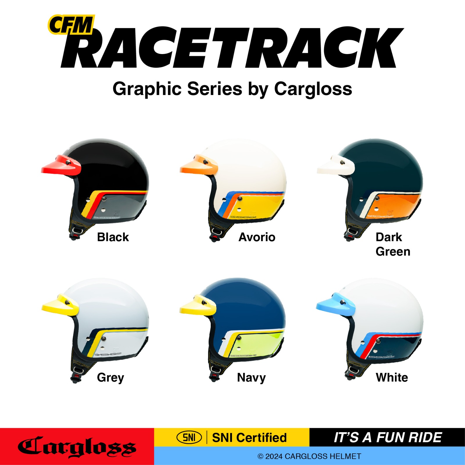 Cargloss Helmet - Fun Ride With Cargloss