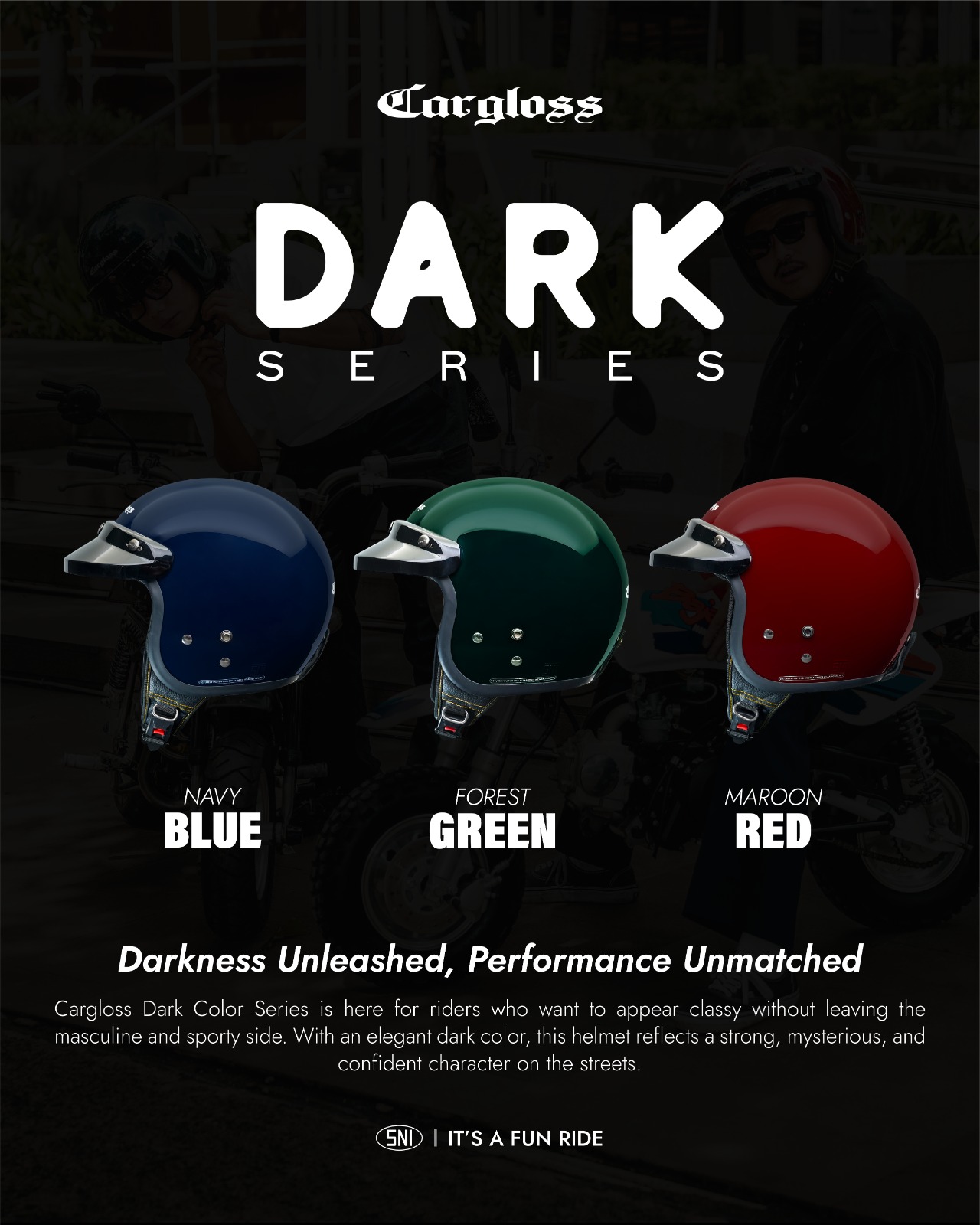 Cargloss Helmet - Fun Ride With Cargloss